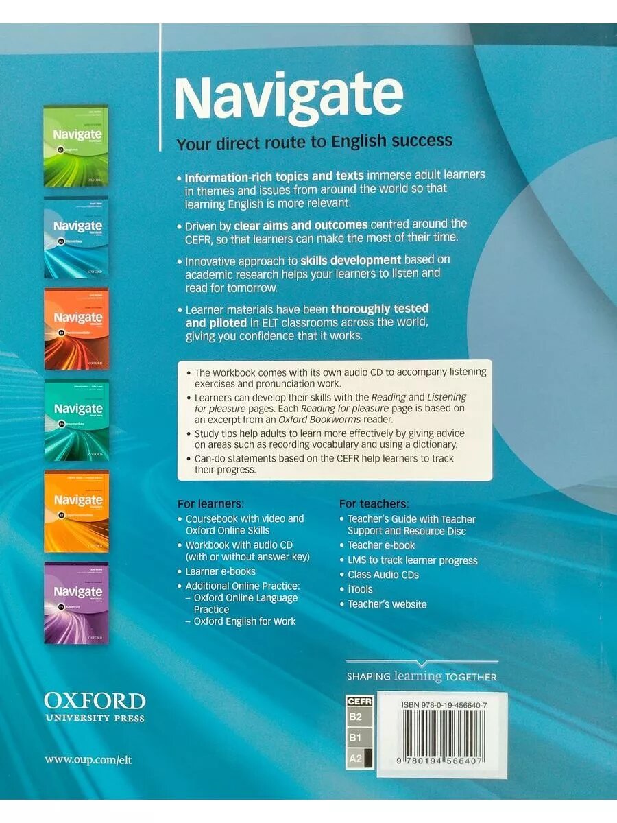 Navigate A2 Elementary Workbook with key and Audio CD | Курс универсален, т. к. — фото 1