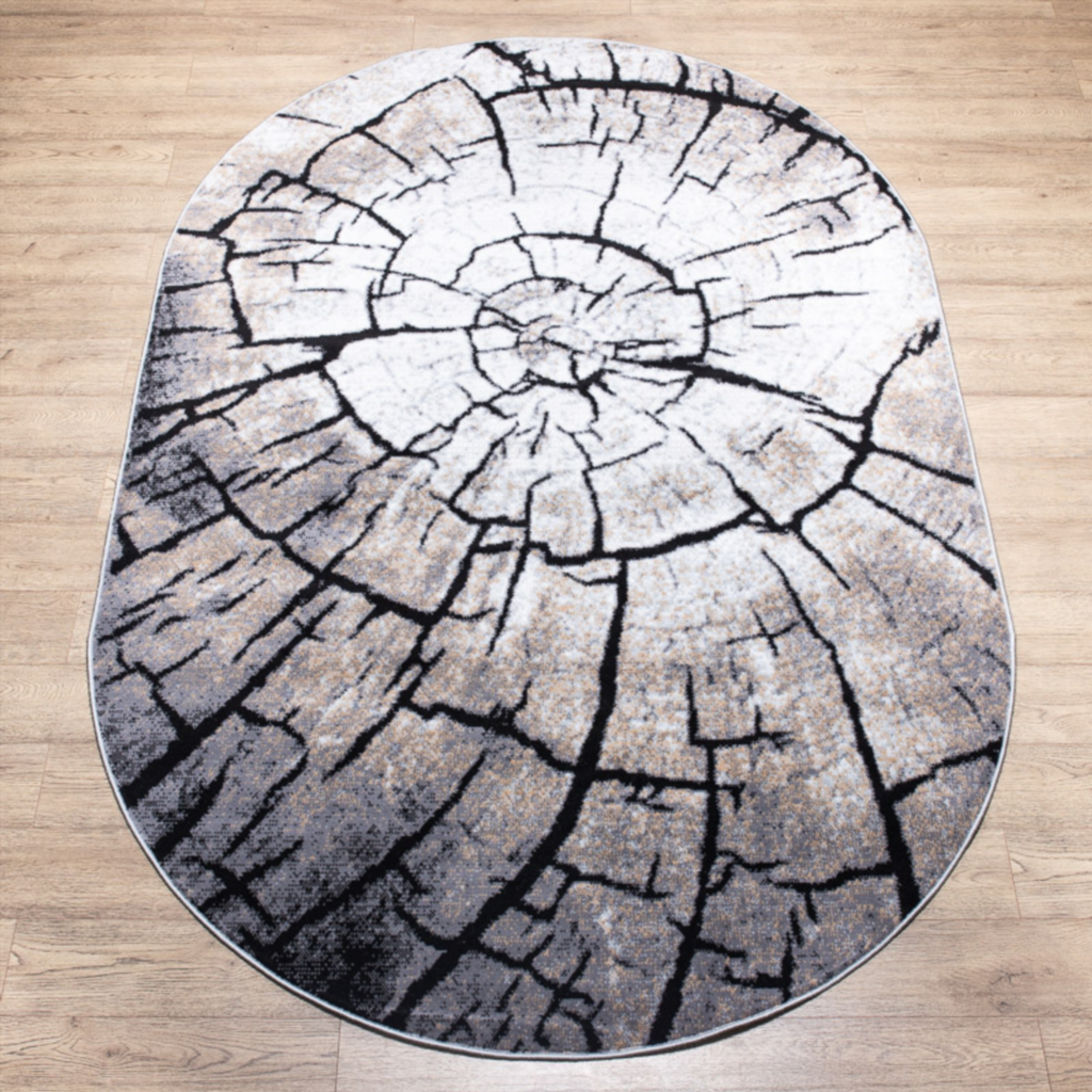 Ковер Лайла де Люкс дизайн 15751 цвет 10744 Овал 2x3м