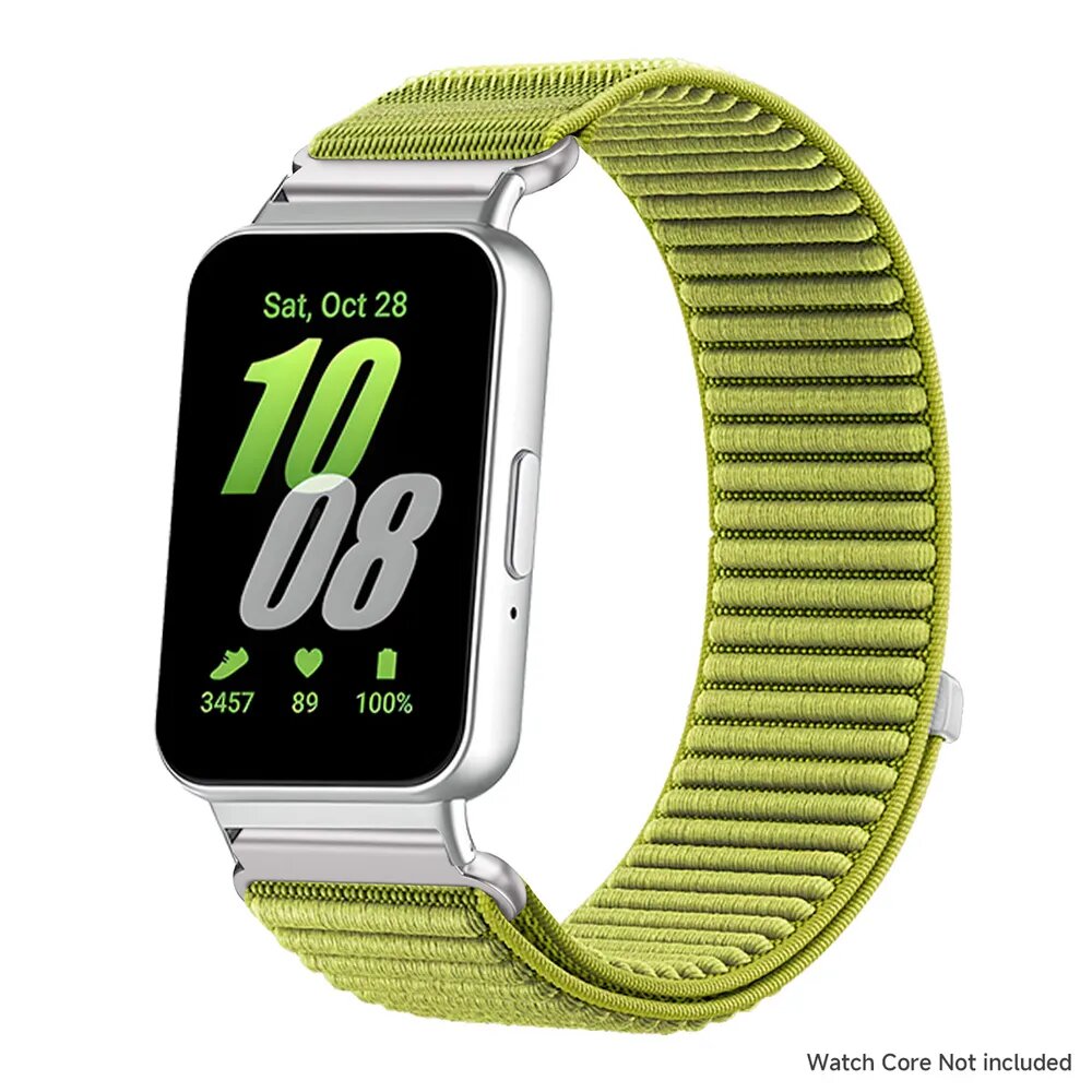 Нейлоновый плетеный ремешок Для Samsung Galaxy Fit3 , Дышащий спортивный ремешок Для Samsung Fit 3, липучка