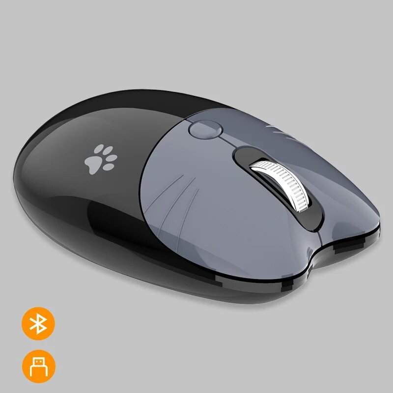 Беспроводная мышь CHYI Meow Dual Mode Gray