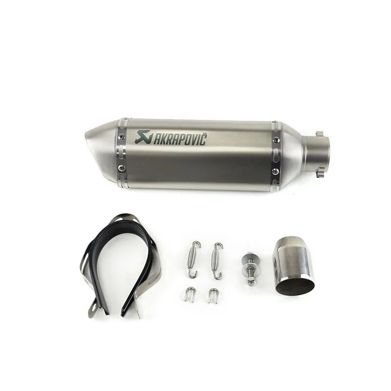 Глушитель на мотоцикл акрапович Akrapovic Gasoline длиной 370 мм