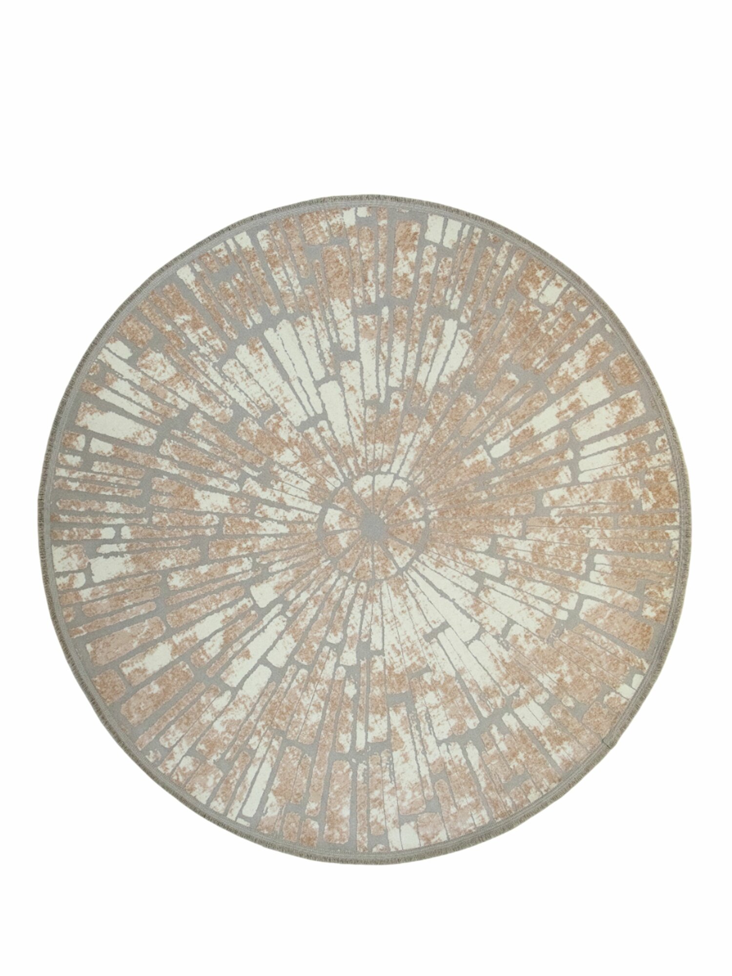 Ковер круглый высокоплотный натуральный PREMIUM-коллекции иранский дизайнерский 2 х 2 м, шёлк и хлопок, шёлковый блеск, размер 200 на 200 см высокого качества