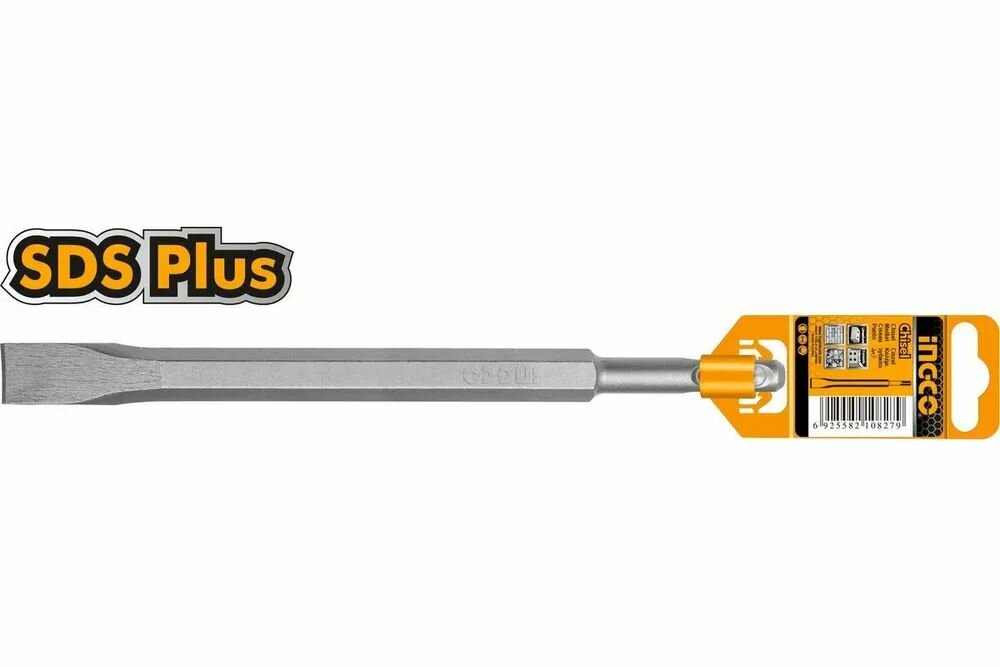 Зубило плоское SDS Plus 14x250х20 мм INGCO DBC0122501
