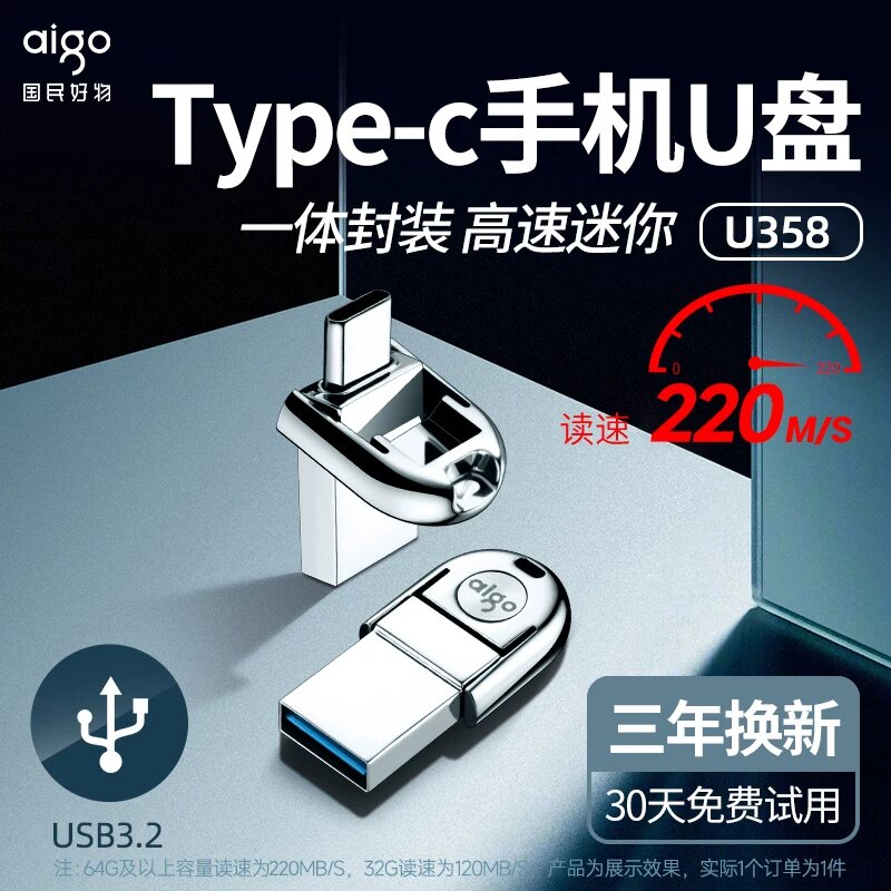 Высокоскоростной компактный USB-накопитель 256 ГБ мини-металлический с 220 МБ/с скоростью чтения - надежное хранилище