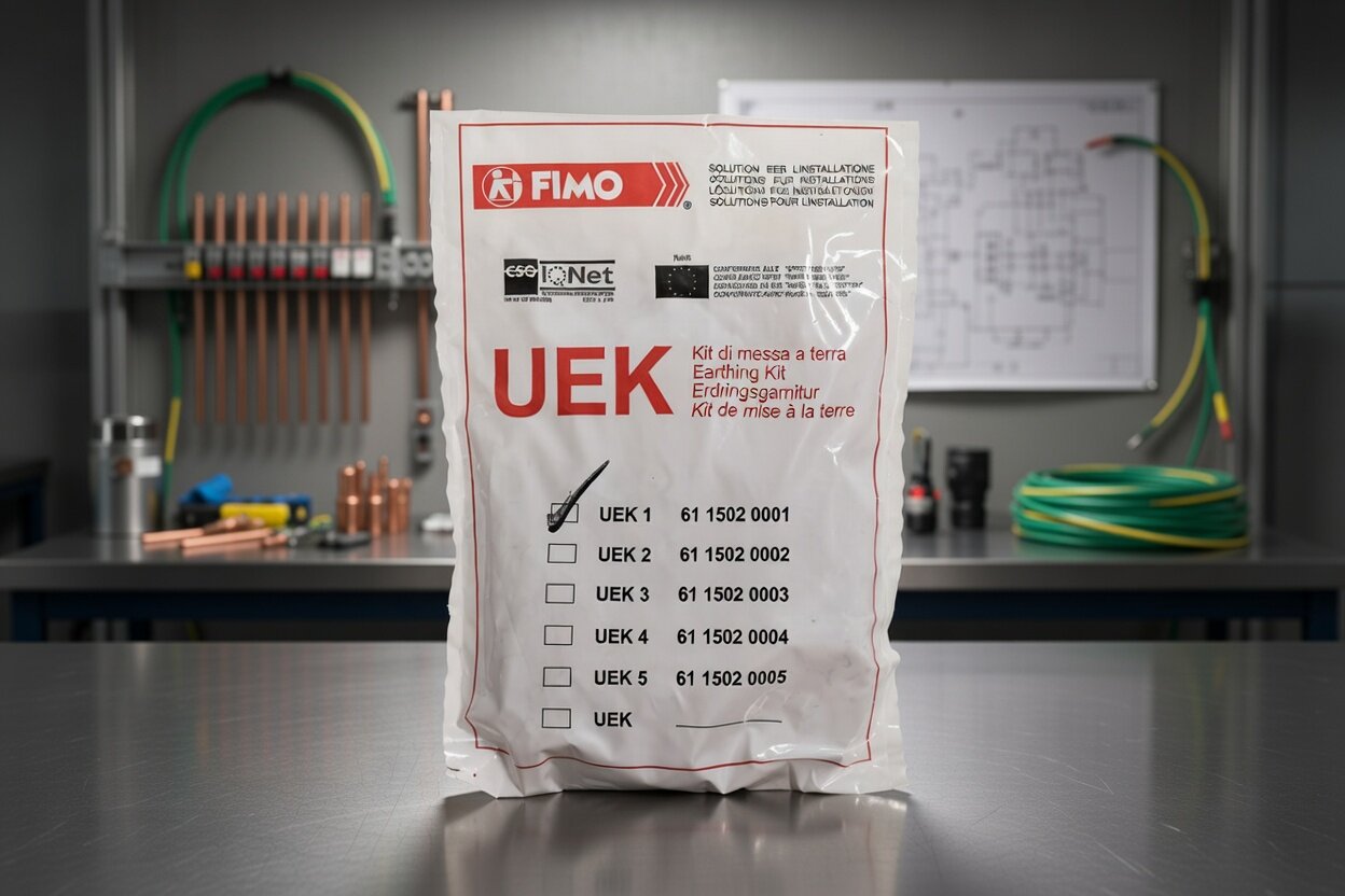 Заземляющее устройство FIMO UEK1 6115020001, для коаксиальных кабелей, пластик/алюминий