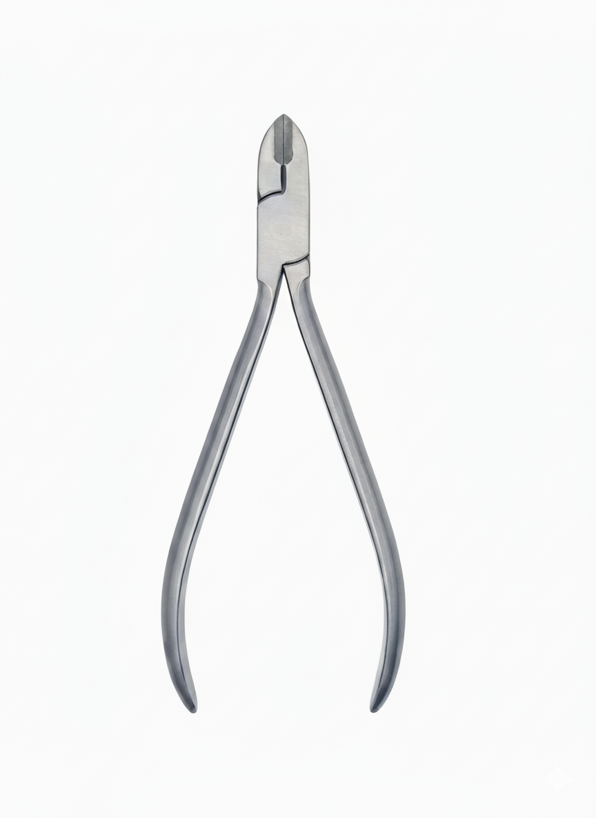 Кусачки ортодонтические для дуг и лигатур, 14см