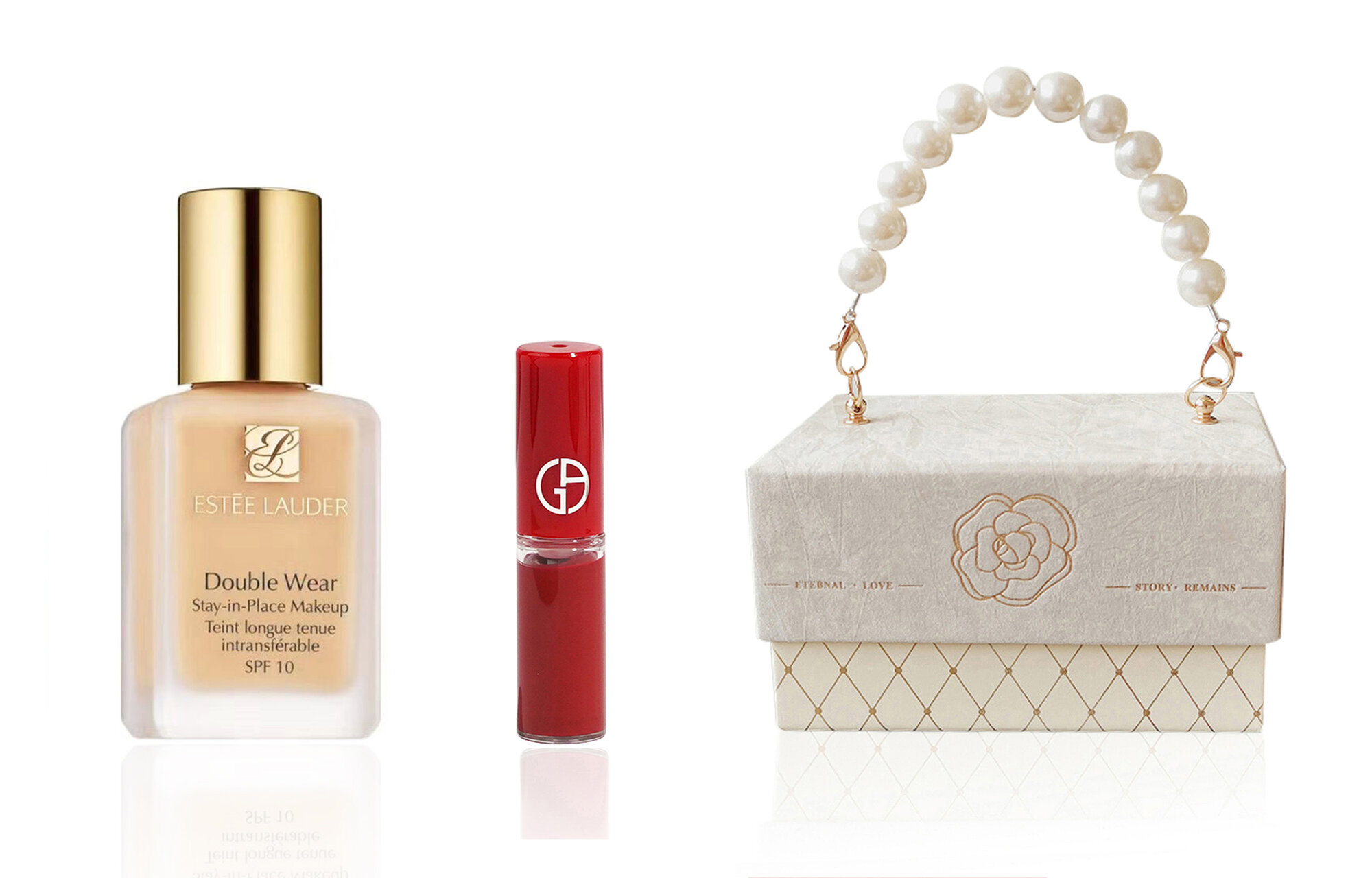 Косметический набор женский ESTEE LAUDER 5718339, жемчужная коробка, в стиле Chanel, с DW