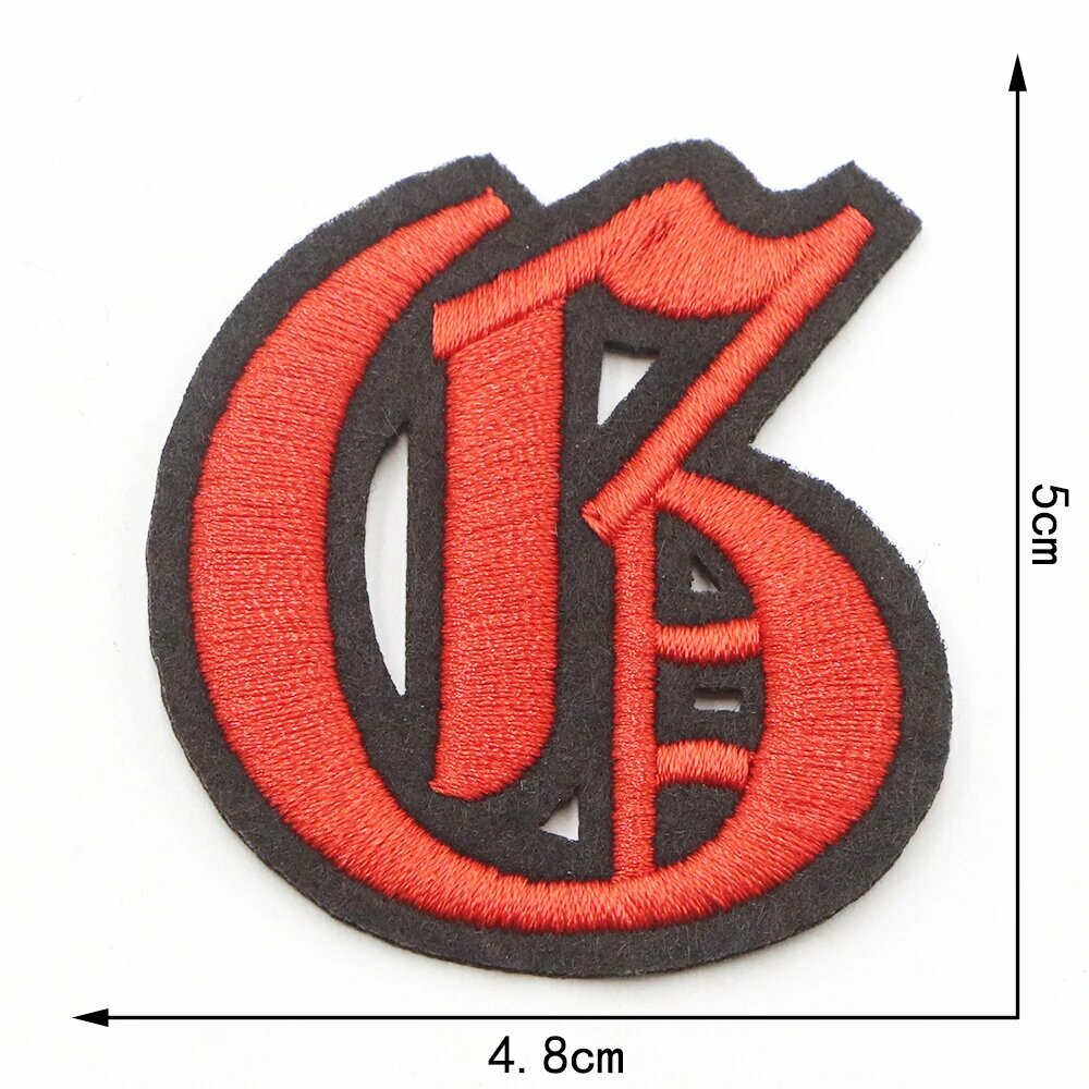 Железные буквы и цифры для вышивки G