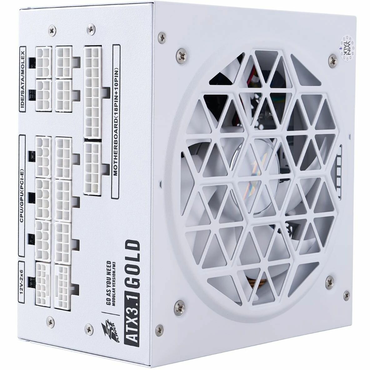Блок питания компьютера 1stPlayer Блок питания 1200W NGDP HA-1200BA4 White