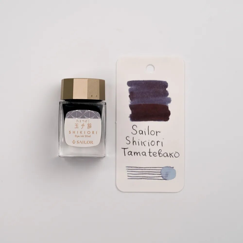 Чернила Sailor Shikiori Ink (20 мл) Темно-синий для перьевых ручек 1 шт. Японские чернила