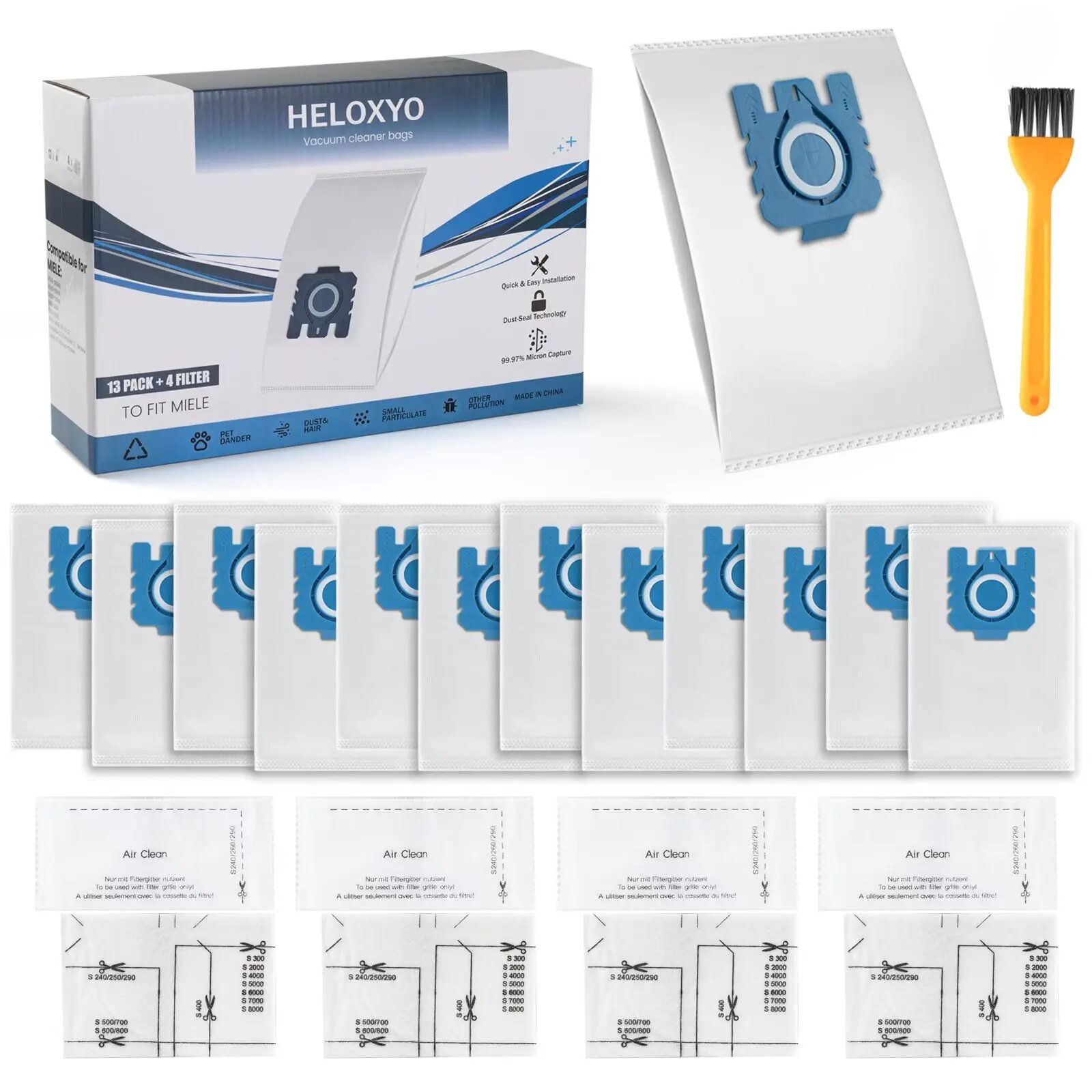 Наборы мешков для пылесосов Miele Classic C1 C2 S8 S5 S2 S600 C3