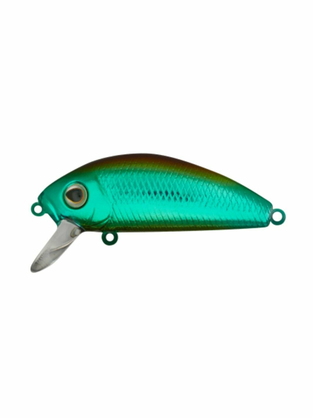 Воблер Минноу Strike Pro Mustang Minnow 45, 45 мм, 4,5 гр, Заглубление 0,2 м -0,5 м, Плавающий, цвет 977E Green Oil Beetle