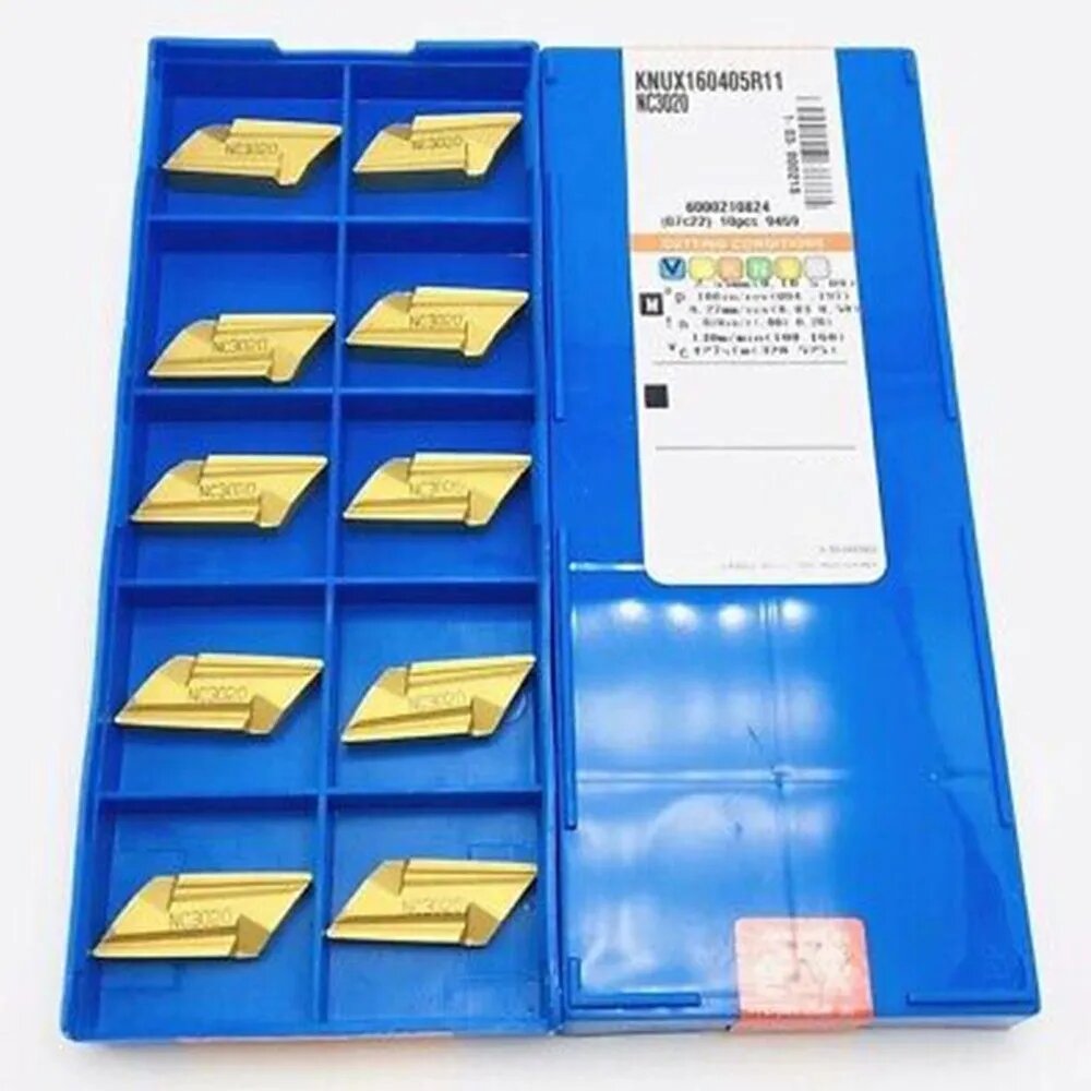 KNUX160405R-11 NC3020 сменный твердосплавный токарный диск 10шт для инструментов DKJNR