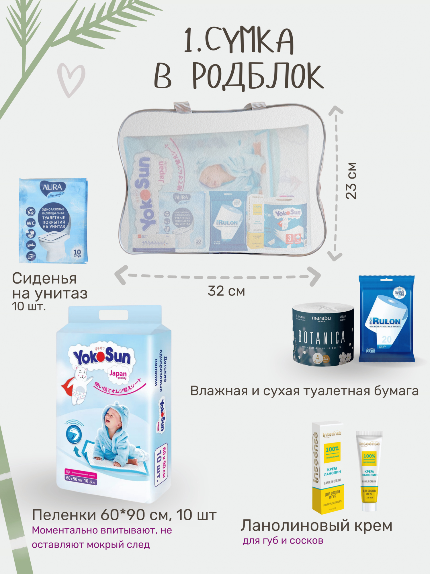 Сумка в роддом готовая — фото 1