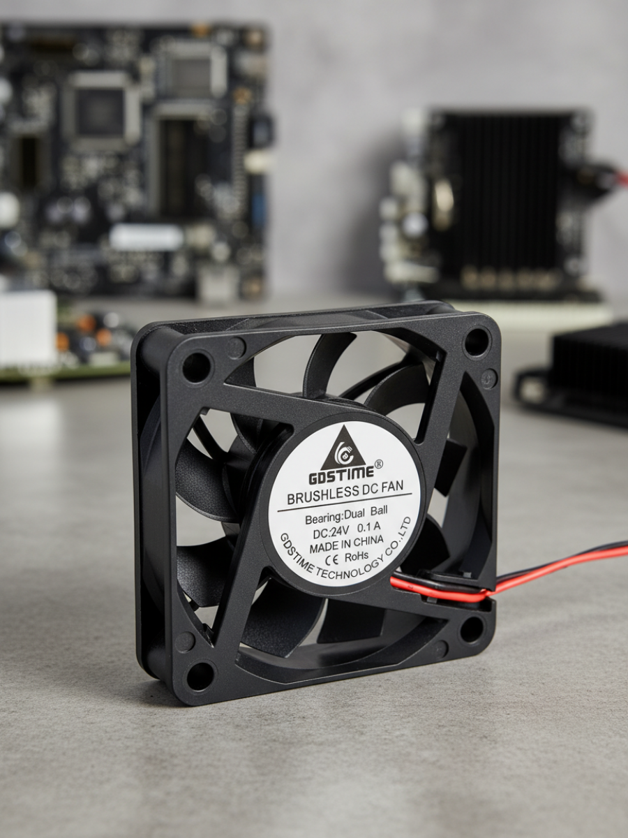 Вентилятор GDStime 60x60x15мм 24V 0.1A на подшипниках