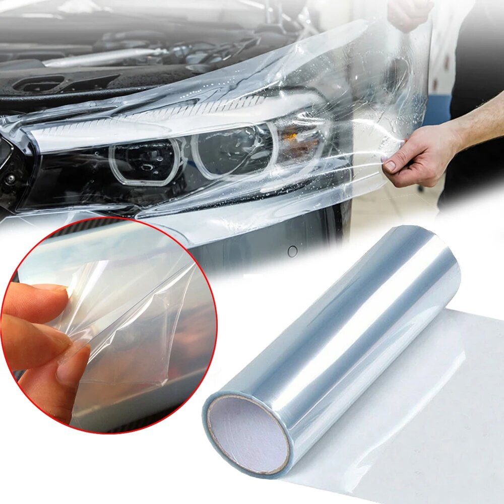 Защитная пленка для автомобильных фар, прозрачный автомобильный бампер, капот, защита от краски, авто фары, противотуманные фары, виниловая пленка, наклейки, крышка