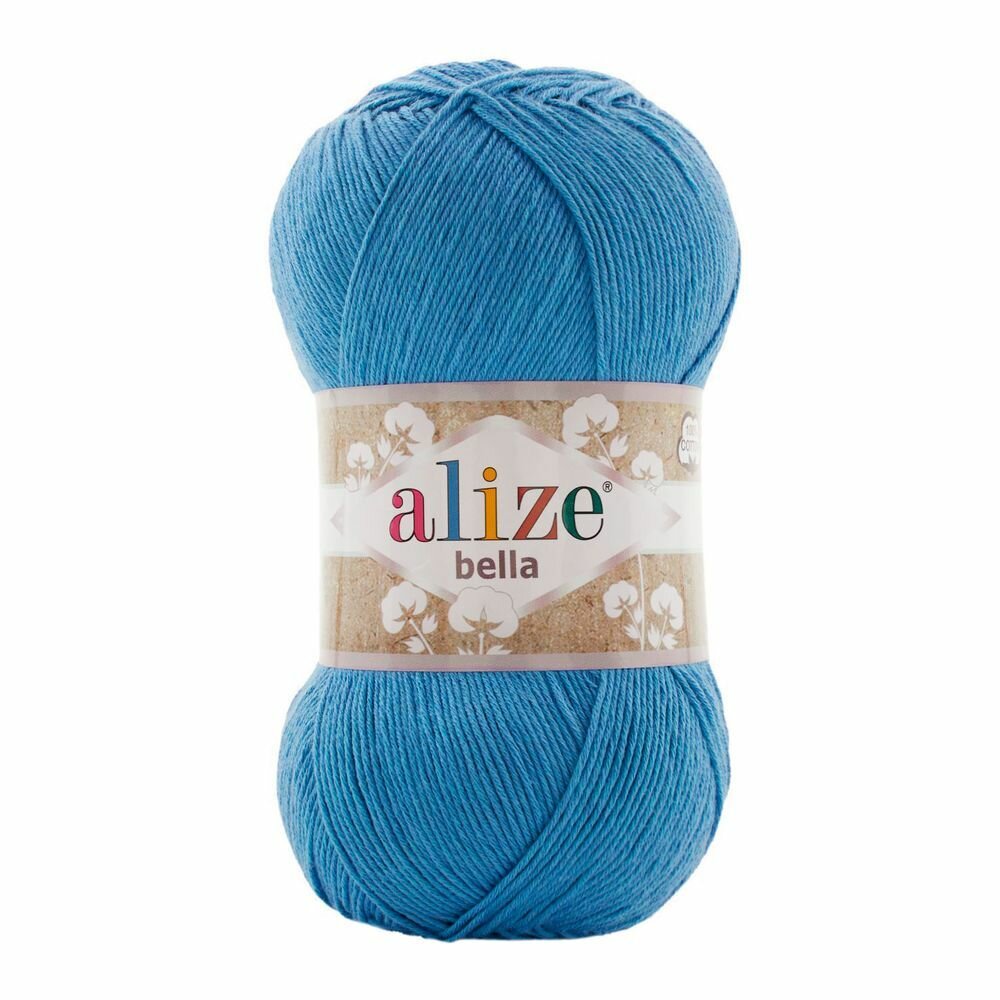 Пряжа Alize Bella 100 245 (5 мотков по 100гр/360м) лазурь
