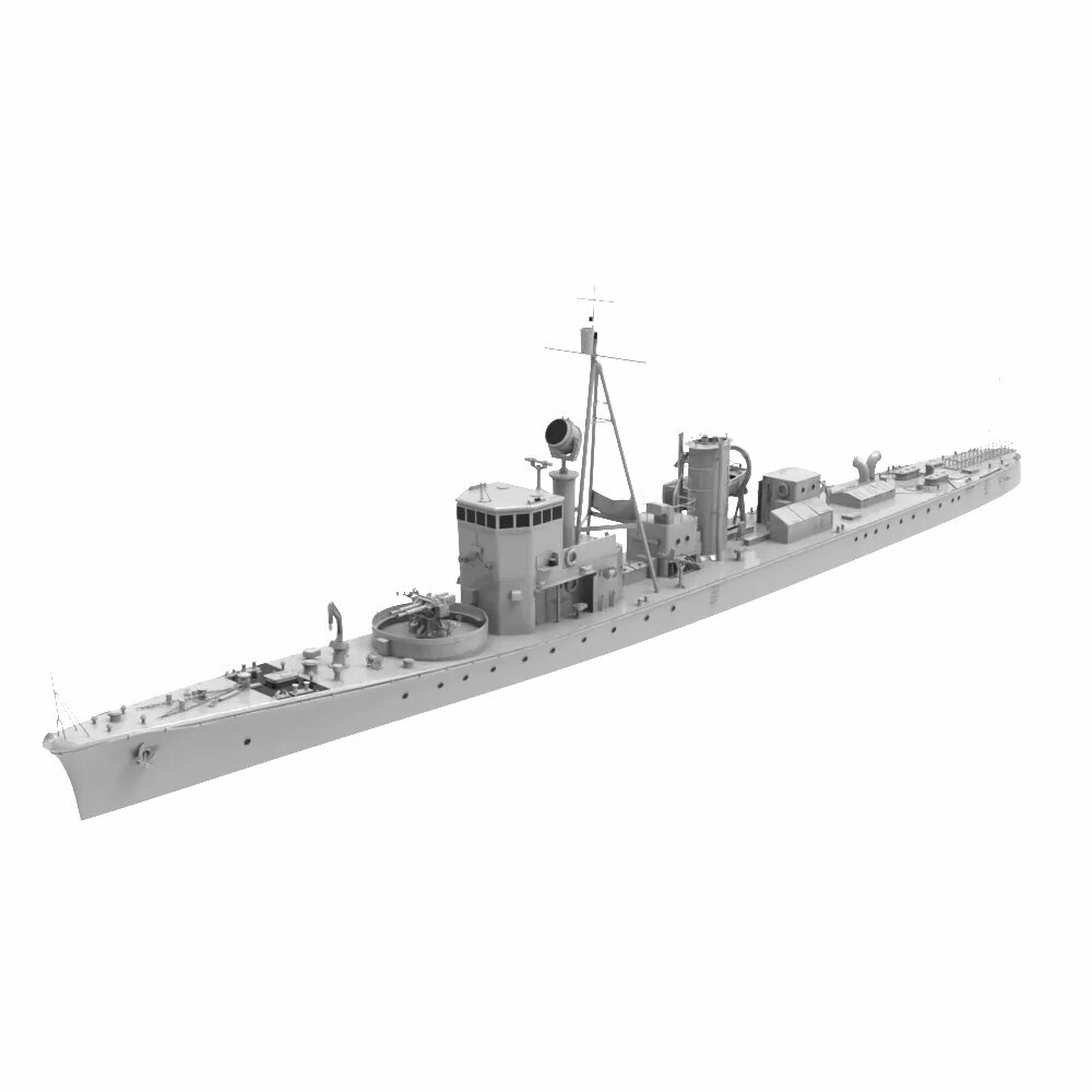 Модель корабля IJN Type K-3 Kusentei 1/350, цвет 700, водолиния