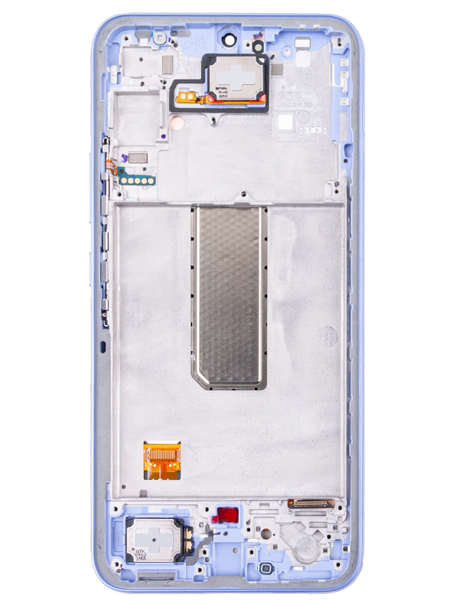 Дисплей для Samsung A346B Galaxy A34 5G модуль с рамкой Фиолетовый - (OLED) (Full Size)