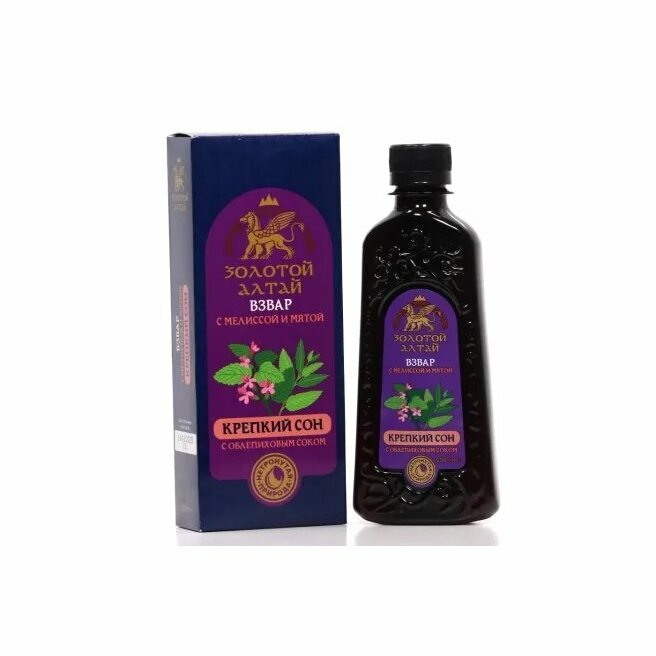 Взвар Золотой Алтай Крепкий сон с Облепиховым соком мята/мелисса 250 мл е
