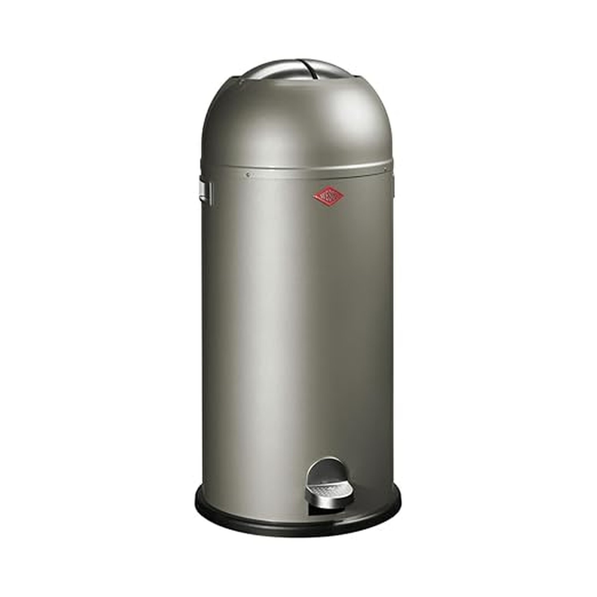Мусорный контейнер WESCO Kickmaster Maxi серебристого цвета, 40 л