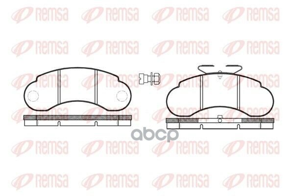 142 20 FDB941=571521B=153 020-SX ! колодки дисковые п MB 100 91-96/130/140 all 87> Remsa арт. 014220