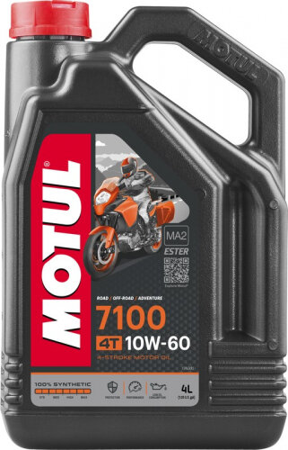 Моторное масло Motul 7100 4T 10W-60 синтетическое 4л (ЕС)