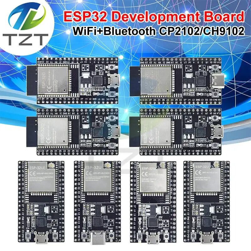 Плата ESP32-DevKitC Core TZT TYPE-C ESP32D CP2102 — фото 1