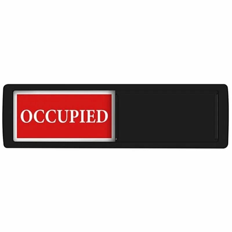 Табличка статуса комнаты Занято/Свободно Индикаторы, Черный