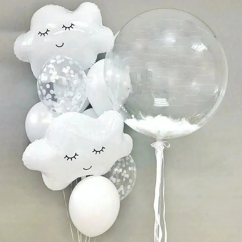 Облако улыбки, набор воздушных шаров bobo, 10шт