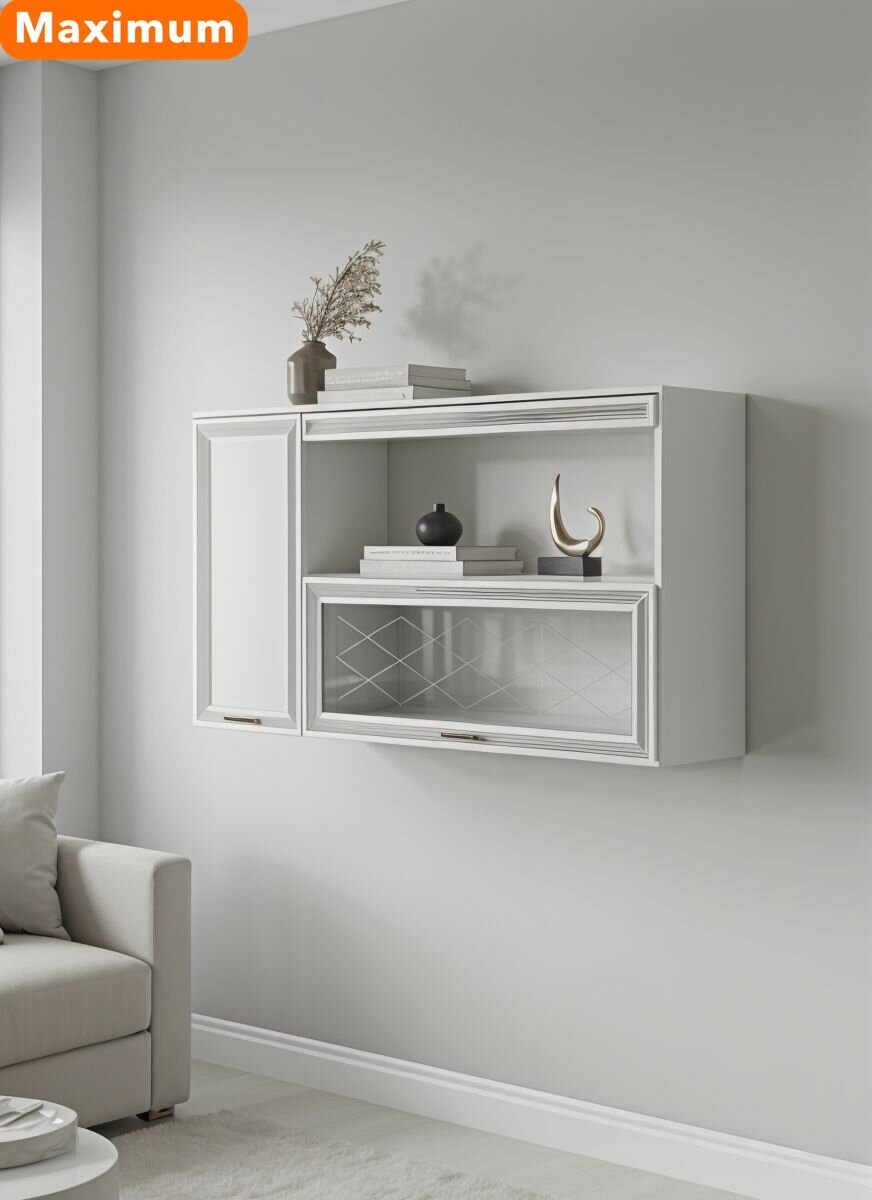 Элегантная полка 'Ясень Лайт'