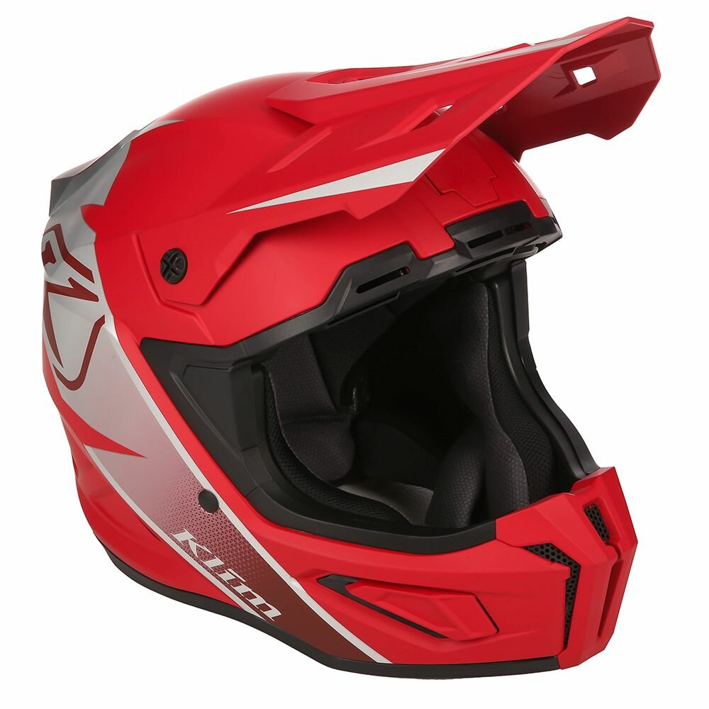 Шлем снегоходный Klim T1 Freeride без подогрева, Descent Matte Chili Pepper, 2XL