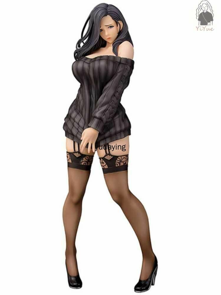 Фигурка аниме сексуальная девушка / (Daiki Kougyou Oda Non Illustration Shiho Kujo Sexy Girl black ) 29см-пакет no box