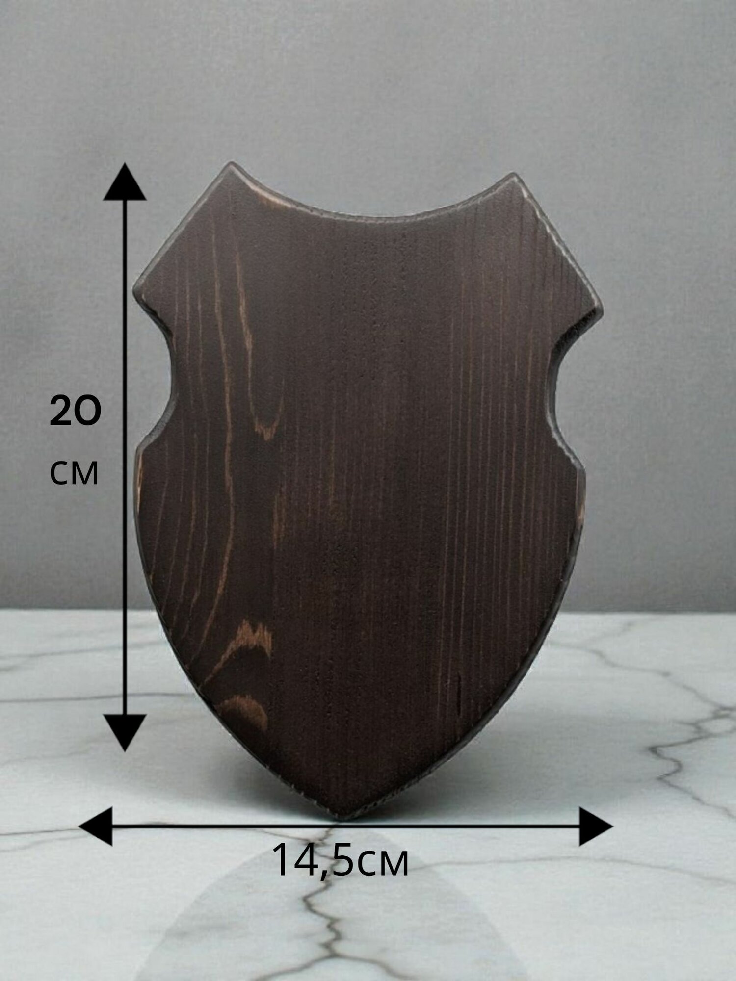 Медальон для охотничьих трофеев 20х14,5х1.8 см