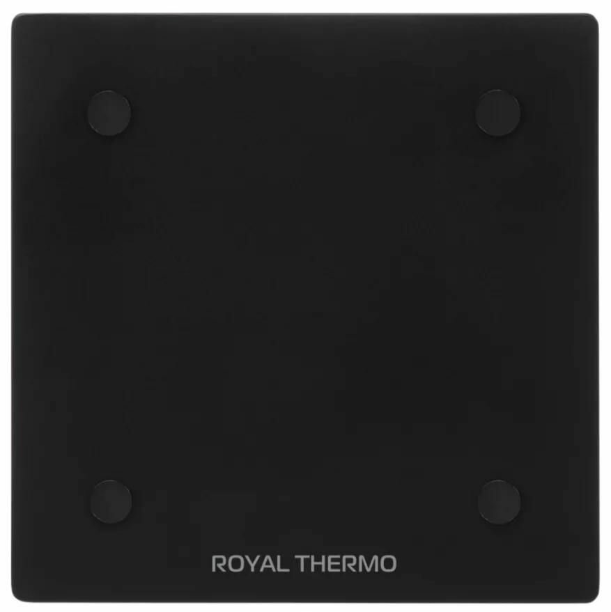 Вентилятор Royal Thermo диаметр 100 мм, обратный клапан, 100 м3/ч, 159х159 мм, черный