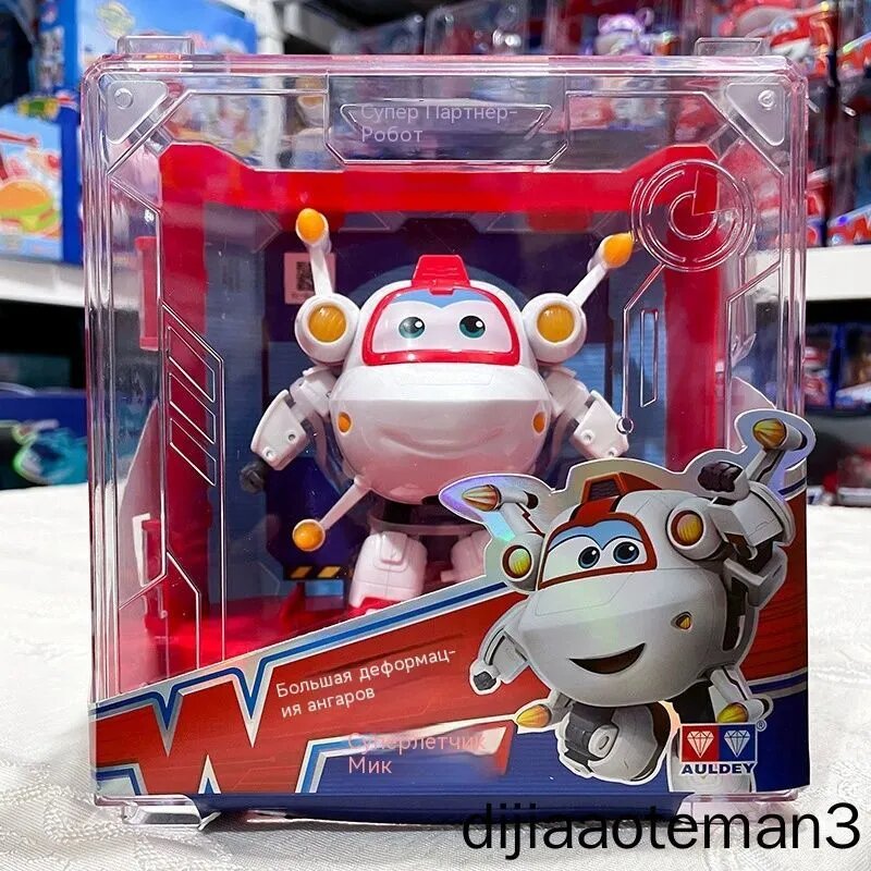 Большой деформационный робот Super Wings Мик, пластик, с пультом ДУ