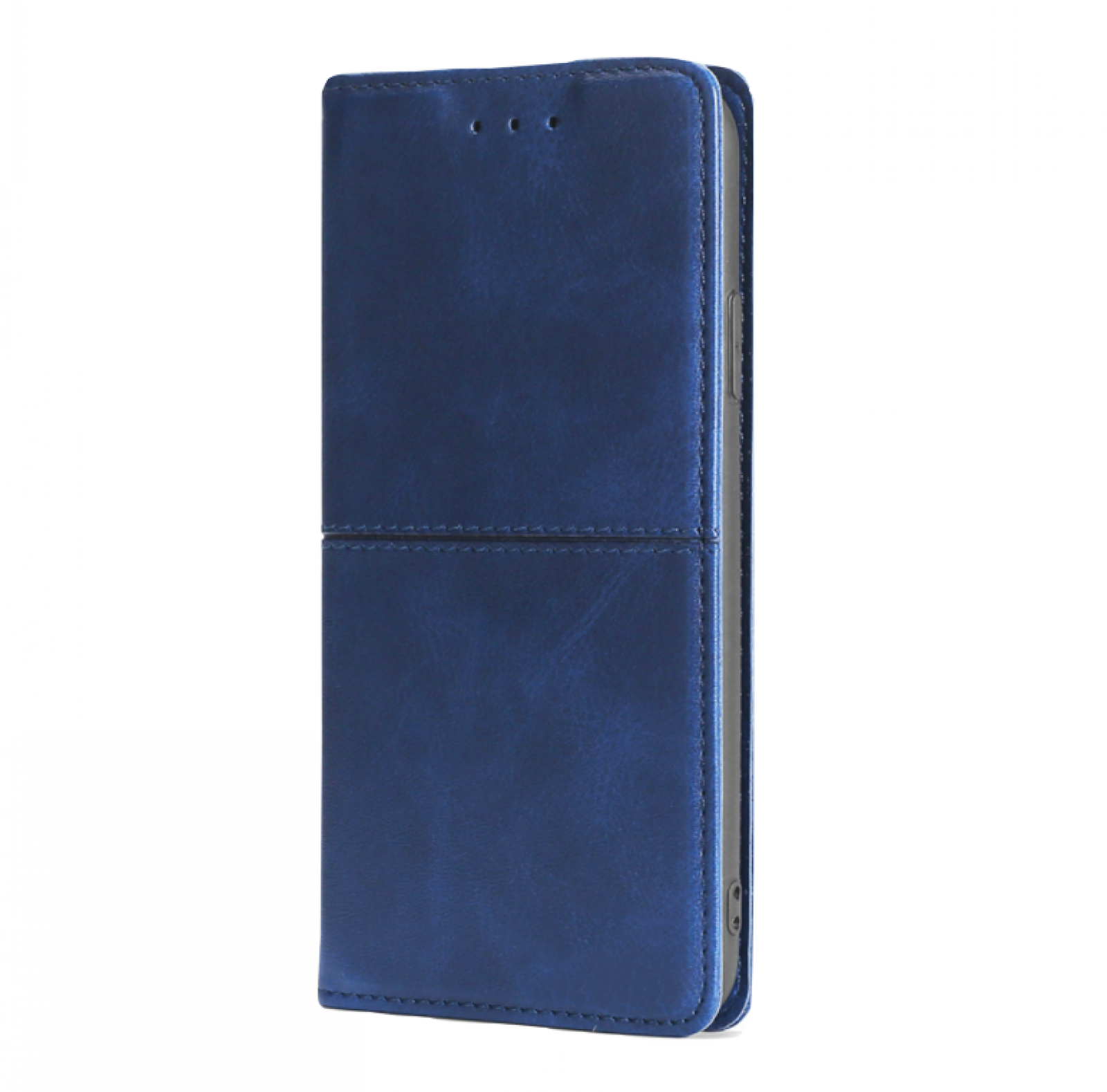 Чехол-книжка MyPads Cuciture Eleganti для ASUS ZenFone 3 Max ZC520TL с магнитной крышкой, синий