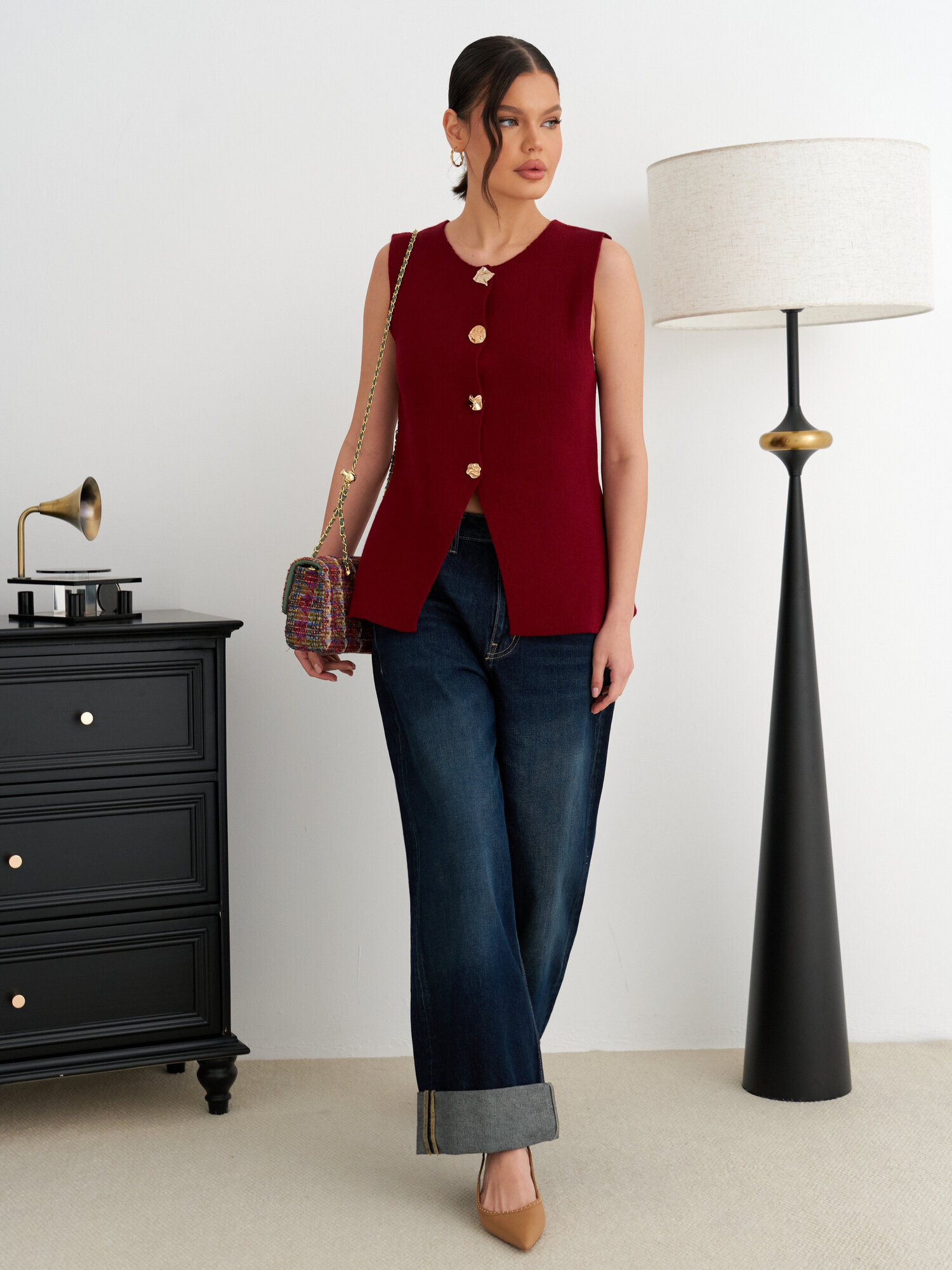 Кардиган Кардиган на пуговицах