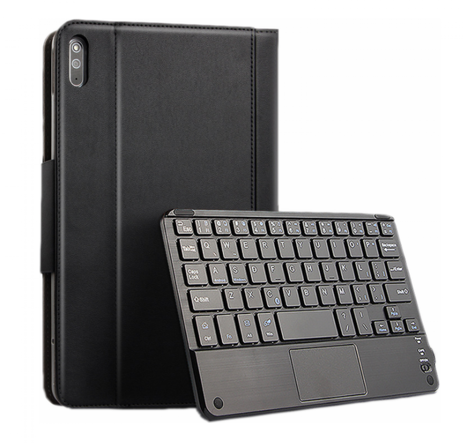 Чехол-клавиатура MyPads для Huawei MatePad WiFi/LTE 10.4 съемная Bluetooth клавиатура черная