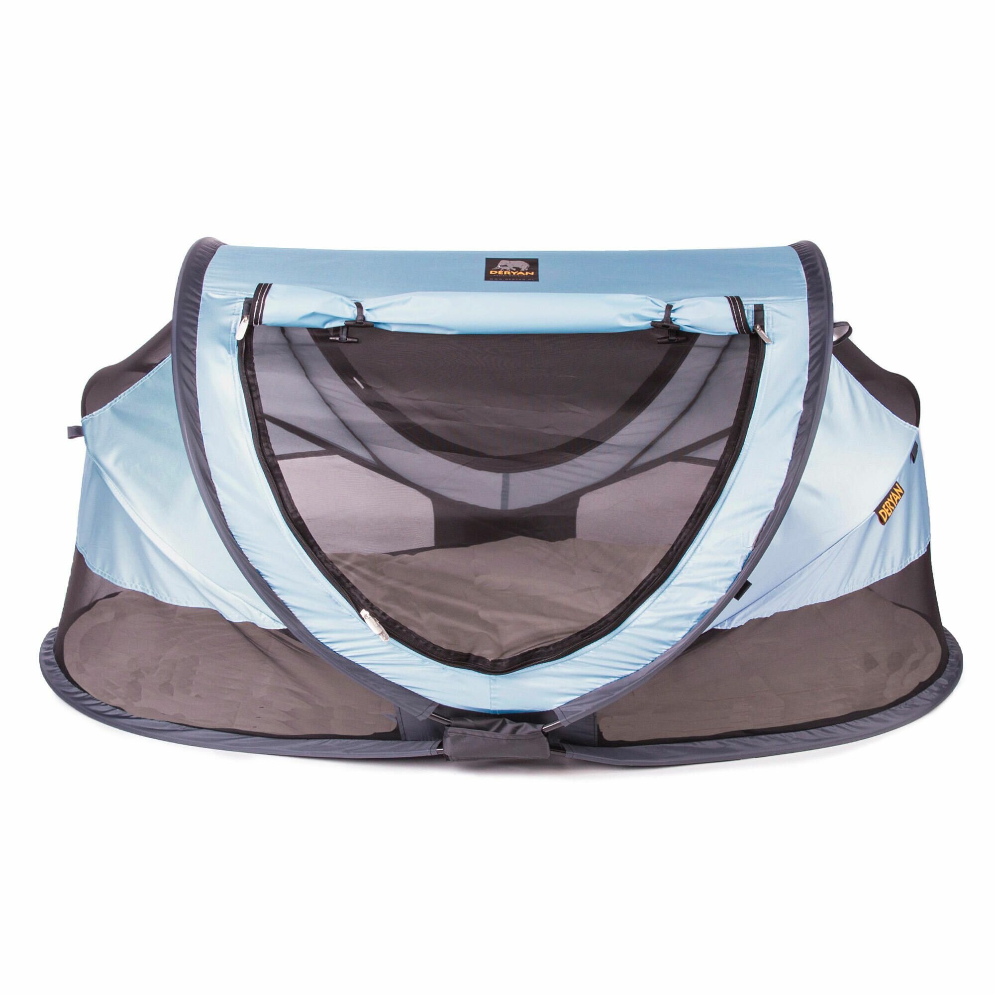 Deryan Toddler Luxury Camping Cot, самонадувающийся матрас, Decathlon, Цвет: Голубое небо, Размер: 1 человек