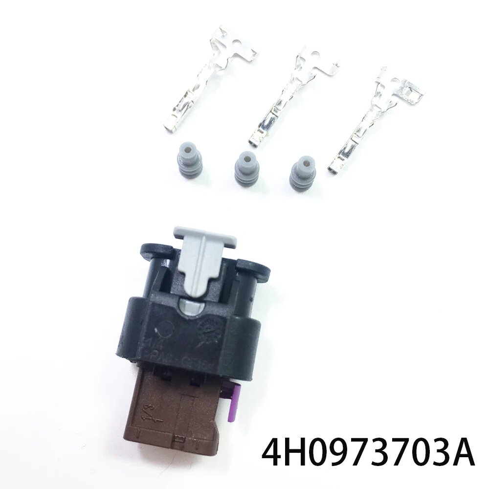 Разъем 3-контактный 4H0973703A для парктроника VW Audi Ford