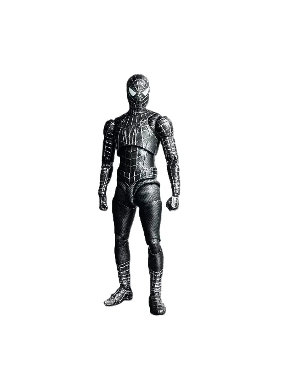 Фигурка "Spider-Man Black Suit Version", подвижная, пластик, высота 15см