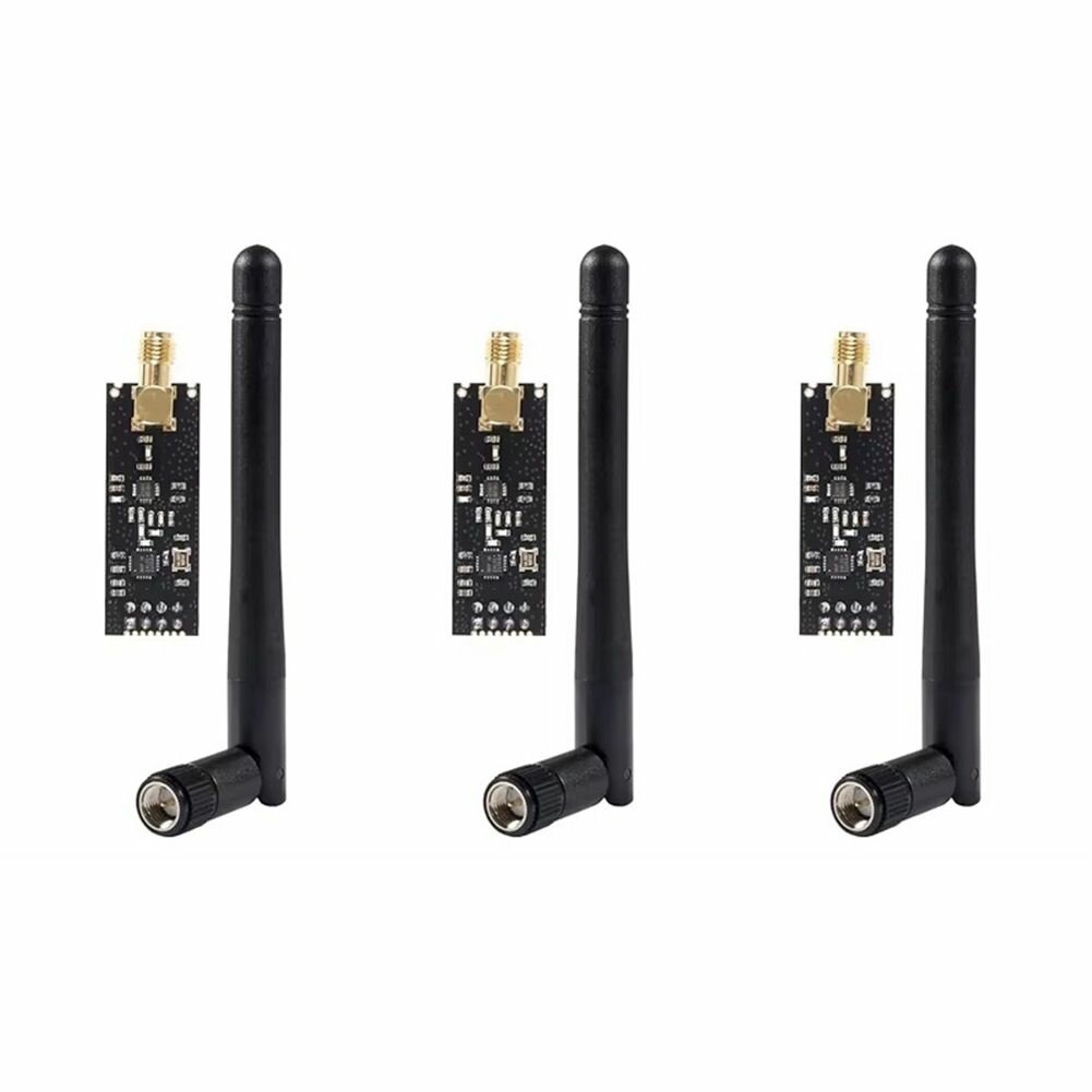 NRF24L01+PA+LNA Беспроводной Приемопередатчик Радиочастотный Модуль 3 Комплекта радиомодуль nrf24l01 3шт