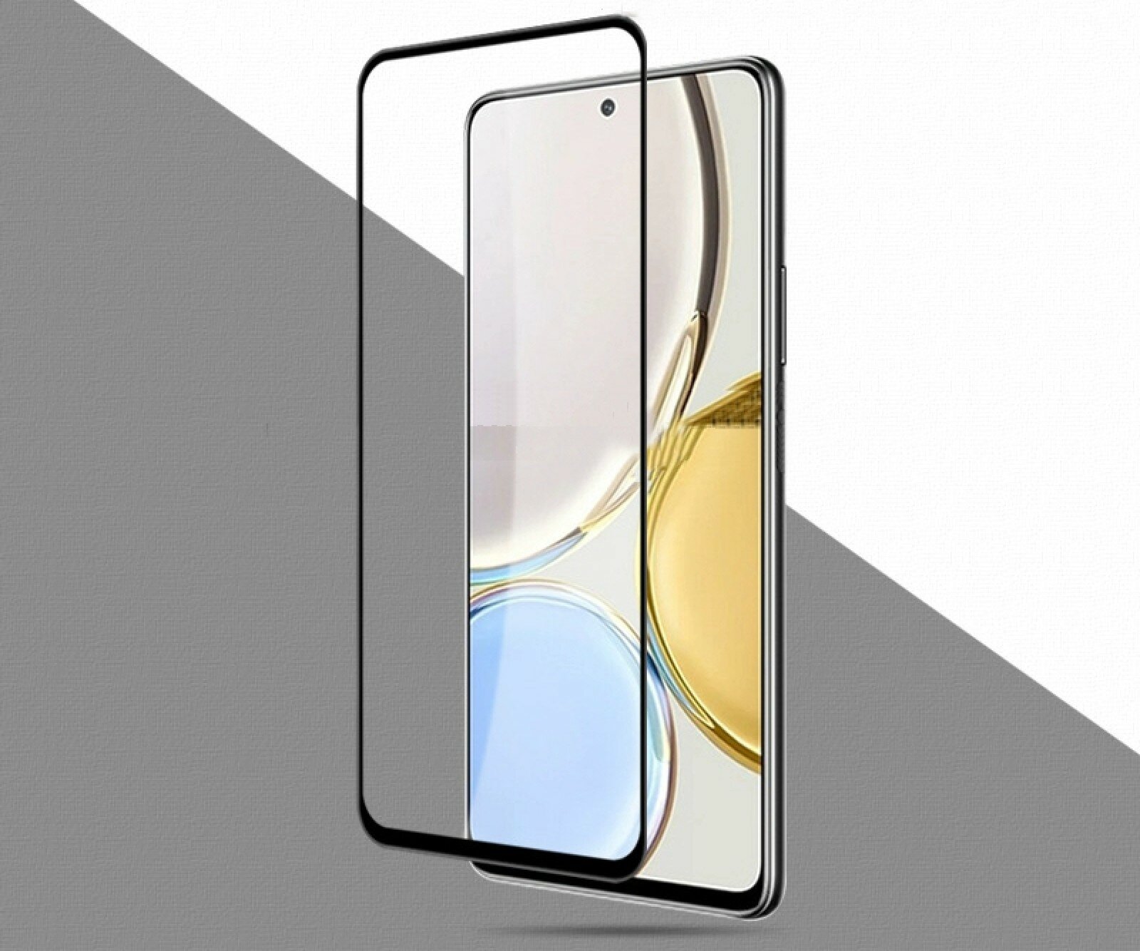 Защитное 3D/5D стекло MyPads 5D Glass для Honor X9, X30, X40 GT, X40 GT Racing, Magic4 Lite 5G с олеофобным покрытием