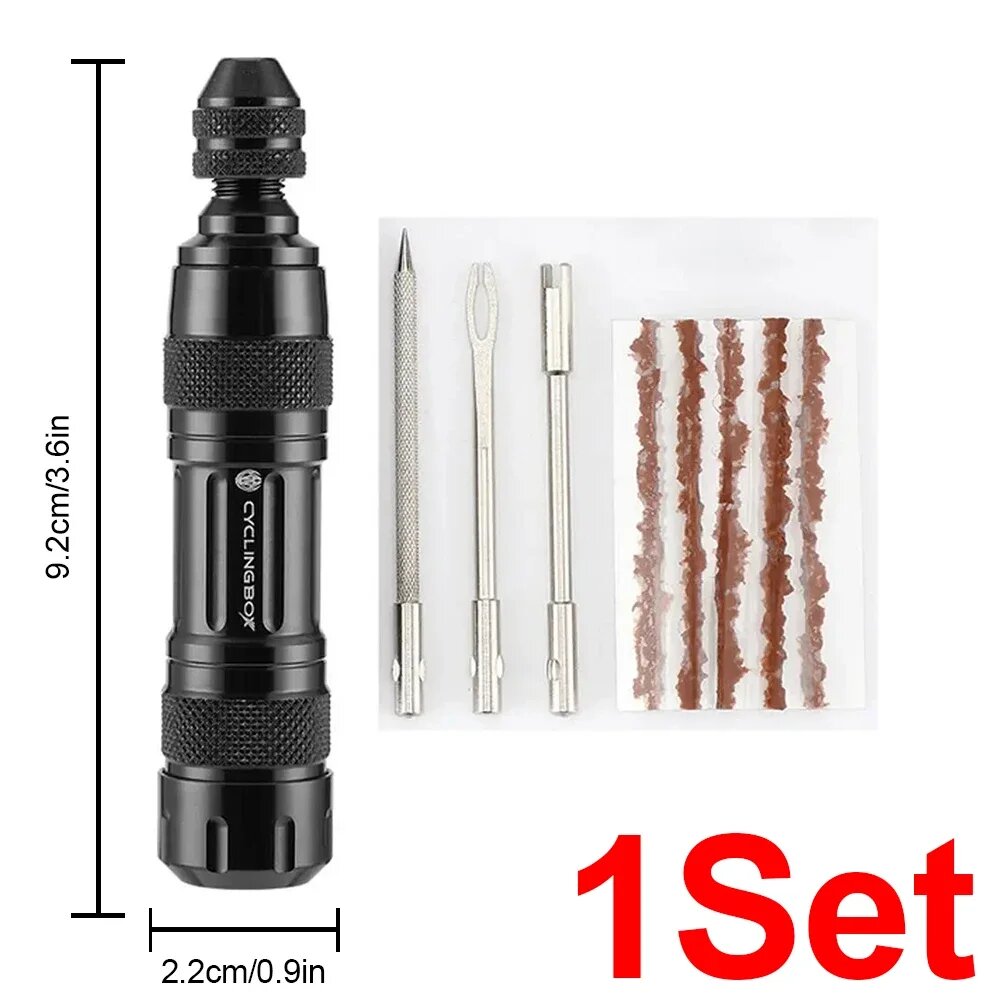 Мини-велосипедный комплект для ремонта шин, вилки, инструменты для обслуживания бескамерных шин, дорожный велосипед, скутер, аварийный аксессуар для горного велосипеда