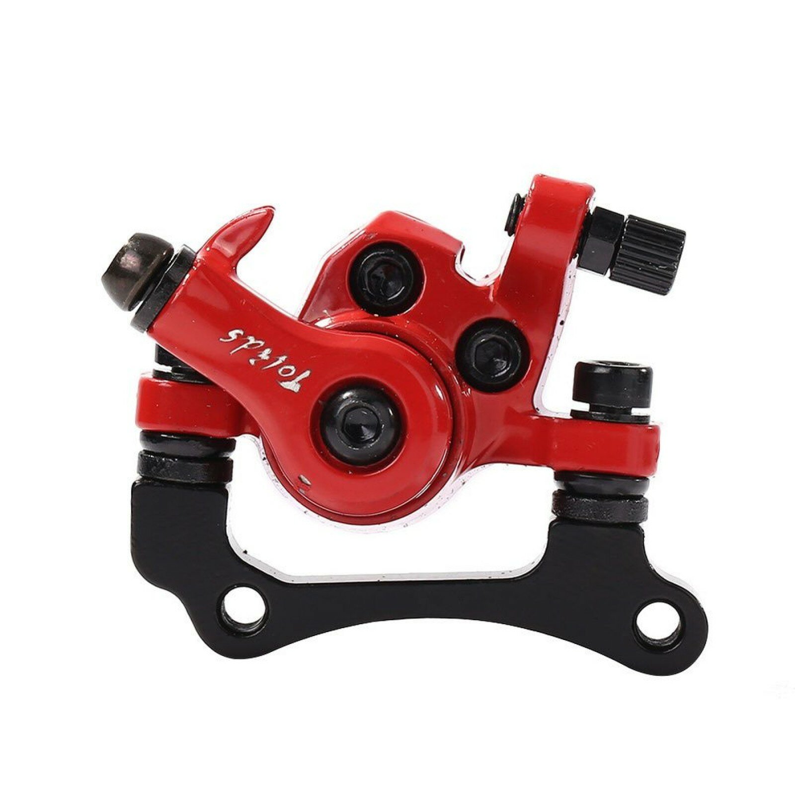 Тормозной механизм суппорт MyPads для электросамокатов Kugoo M4, M4 Pro, Max Speed, красный