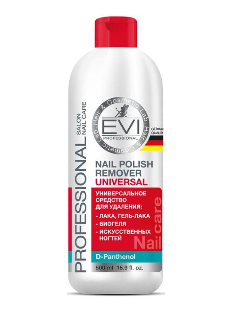 EVI professional Универсальное средство для снятия всех видов лака, 500 мл