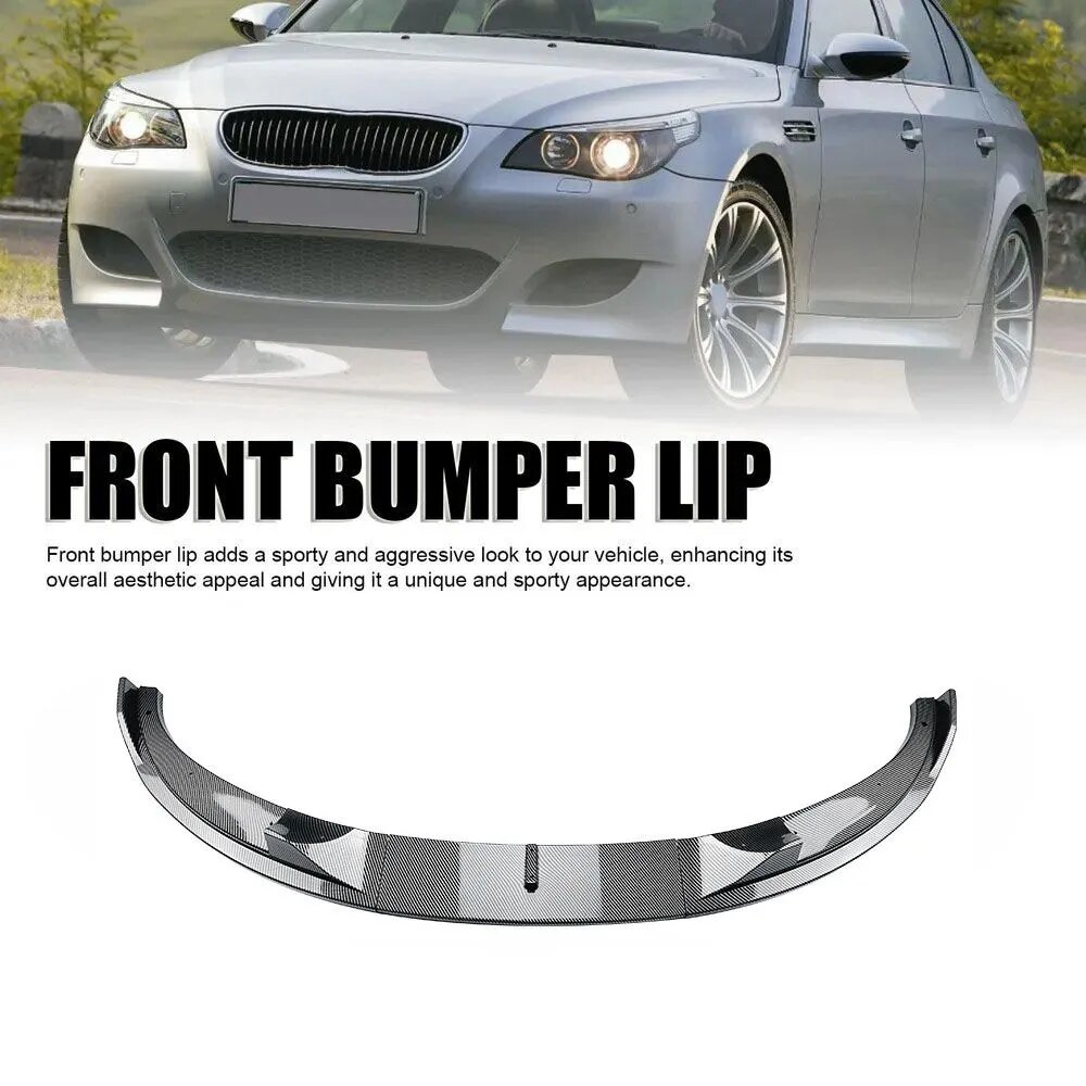 Спойлер переднего бампера для BMW E60 E61 M5 2005-2010 карбон 1 шт.