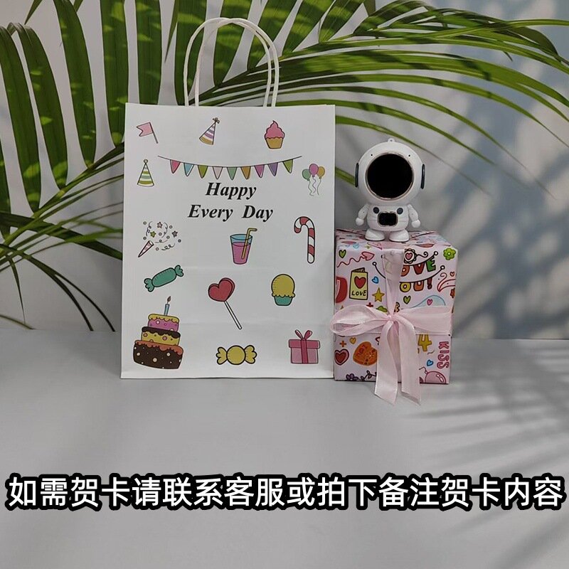 Умная колонка-астронавт с HD-экраном, большая модель Doubao Deepseek с Bluetooth и Wi-Fi, студенческие часы