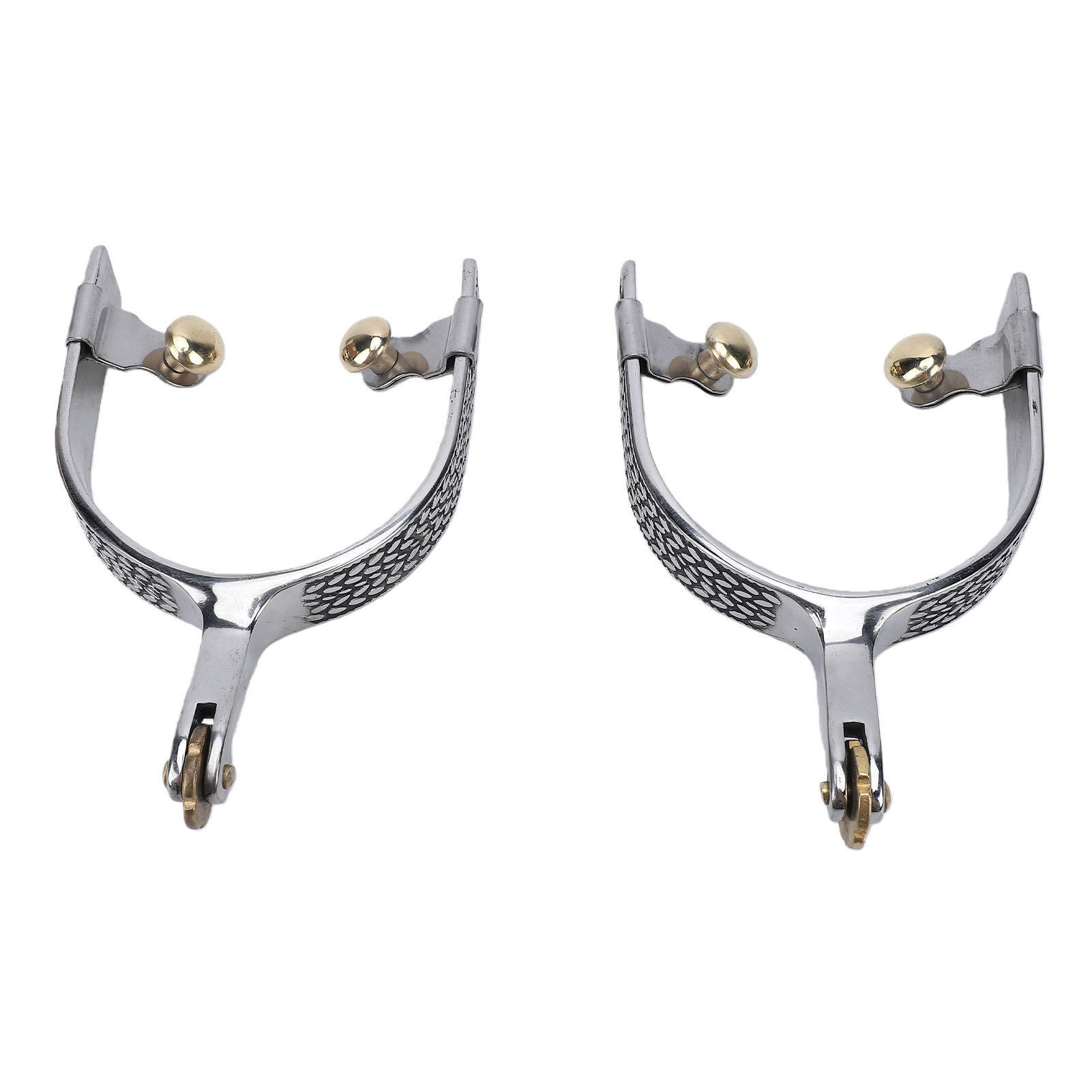 1 пара конских шпор из нержавеющей стали в стиле вестерн для ковбоев, с экипировкой, аксессуары для верховой езды для мужчин.